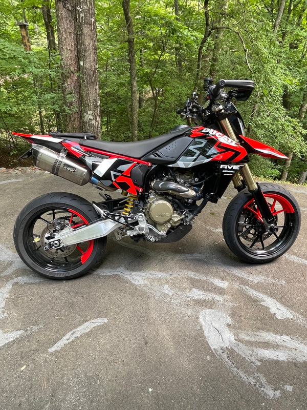 ST3351-4 SHIFT TECH TITANIUM SINGLE SIDED FULL SYSTEM RACE EXHAUST HYP ...