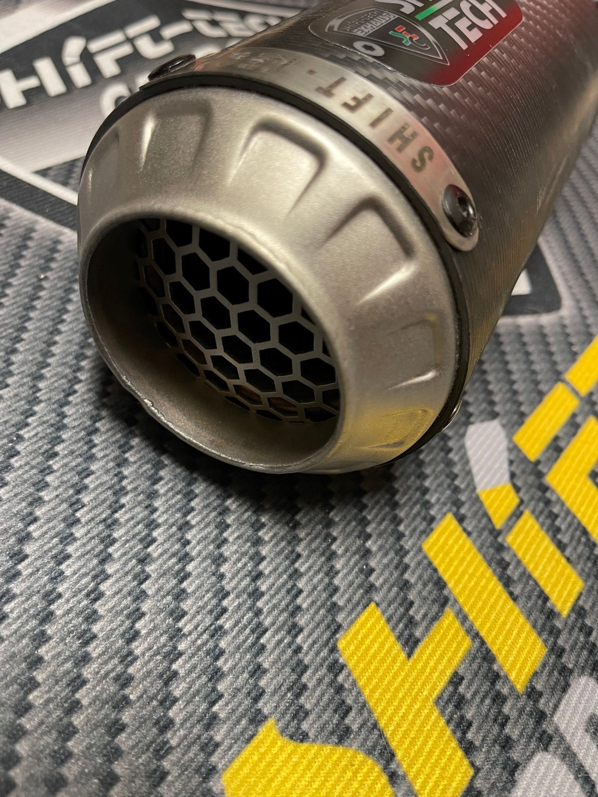 ST1958-S1-SS SHIFT-TECH BMW S1000RR/S1000R CARBON/STAINLESS SLIPON EXH – Shift-Tech